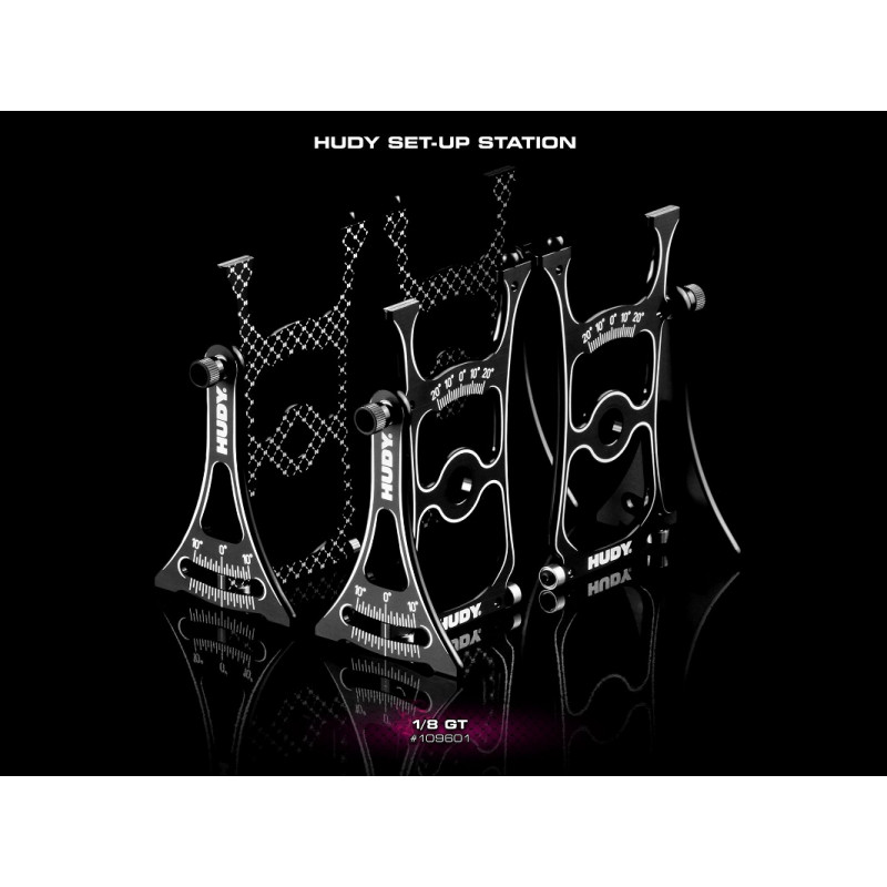 HUDY 109601 1:8th GT Setup Station